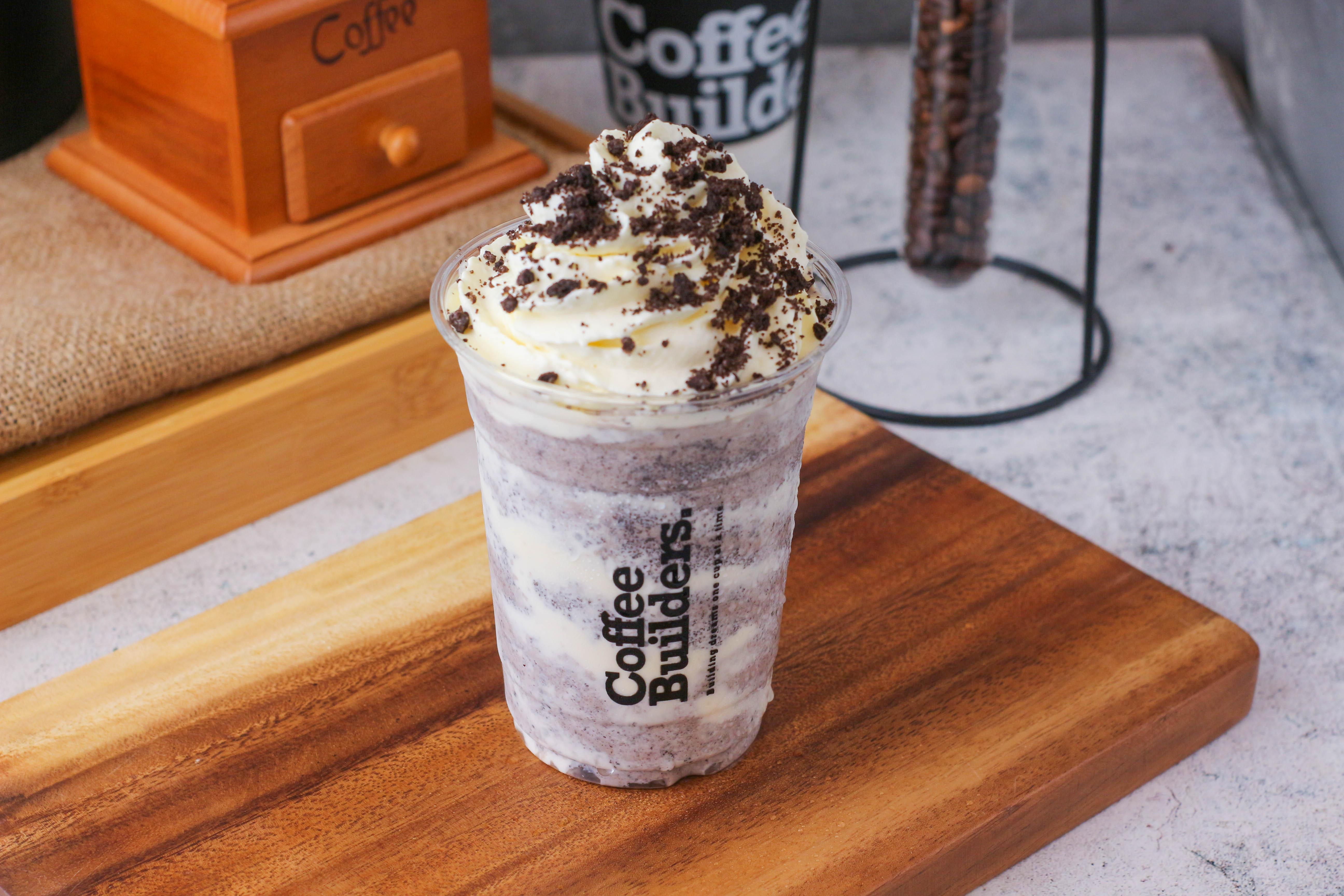 Coffee Builders. Menu